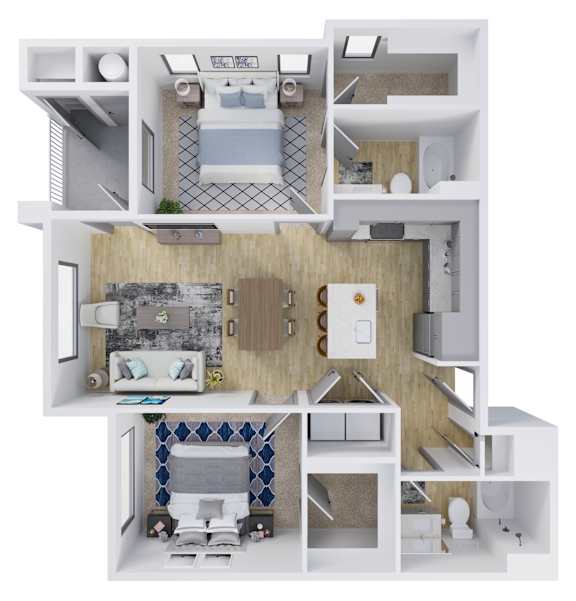 Floor Plans of Ascend at Gateway in Denver, CO